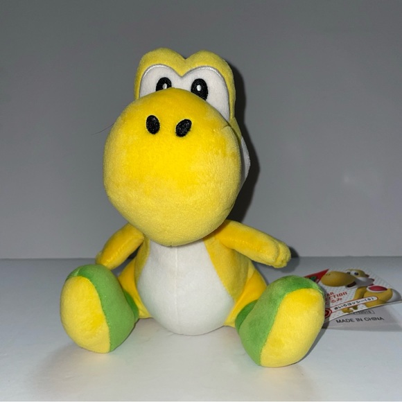 Toys | Yoshi Yellow Super Mario Bros 8 Plush Little Buddy | Poshmark